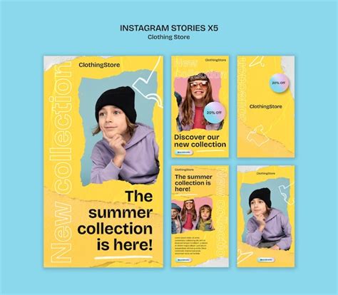 Premium Psd Clothing Store Template Design