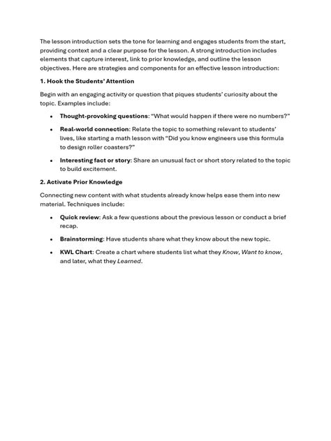 Lesson Introduction Part 1 Pdf