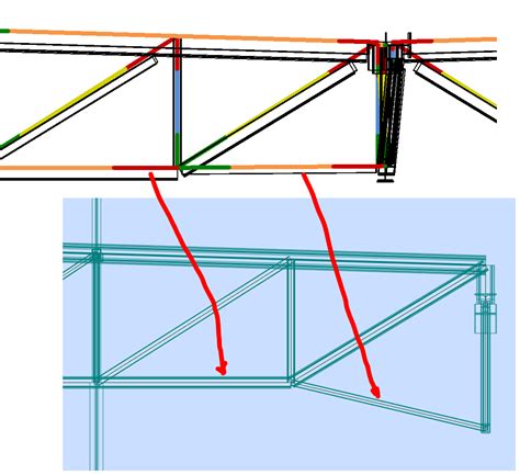 Structural Beams And Braces Incorrectly Aligned For Model Exported From Robot Structural