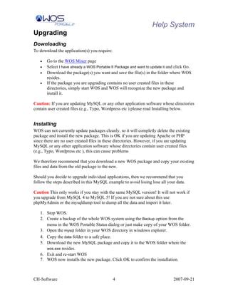 Wos Portable Help PDF