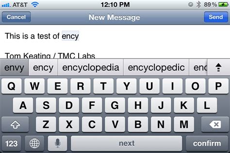 Ios 5 Hides An Android Like Autocorrect Keyboard Bar Here Is Why It Sucks