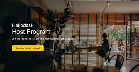 Signup As A Host Hellodesk