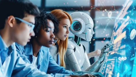 ai robots facilitate interactive learning in modern classrooms