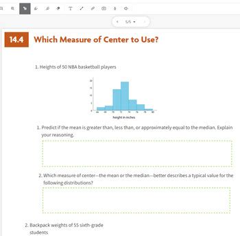 Classkick U L Comparing Mean And Median Grade Open Up Resources