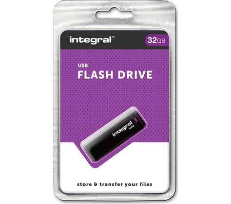 Buy INTEGRAL USB 2 0 Memory Stick 32 GB Black Free Delivery Currys