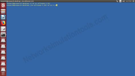 Execute The Ns Version Command Network Simulation Tools Network