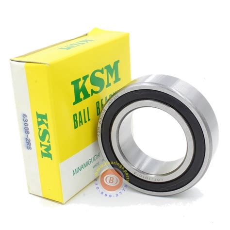 63008-2RS Deep Groove Radial Ball Bearing 40mm x 68mm x 21mm