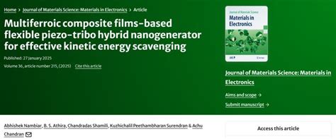 🌟 excited to share my latest publication 🌟 i would like to express my… abhishek nambiar