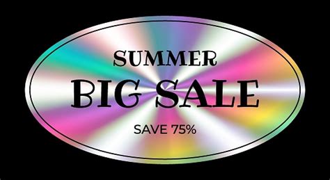 홀로그램 스티커 여름 큰 판매 75 할인 홀로그램 레이블 기하학적 모양 무지개 빛깔의 호일 컬러 무지개 빛나는 엠블럼 태그 고립