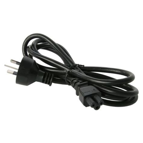 3 Pin Aus Plug To Iec C5 Female 1m Power Cord Empr