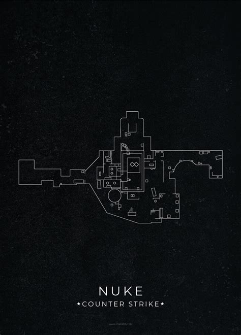 Nuke map CS gamerplakater Stort udvalg af plakater Topscore på Trustpilot