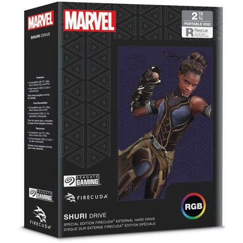 Seagate Firecuda Portable Hard Drive Tb Special Edition Shuri Big W