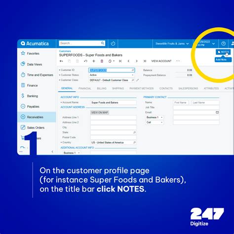 Pop Up Notes In Acumatica 247digitize