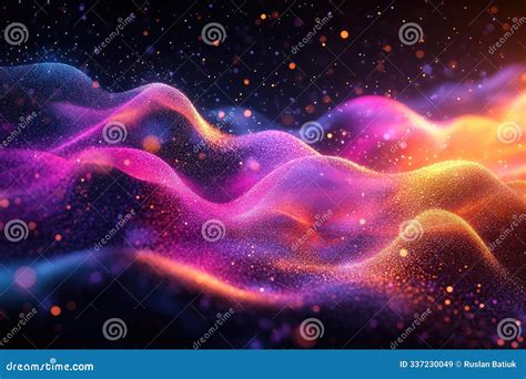 String Theory Depiction Of Quantum Strings Showcasing The Subtle Dynamic Interactions At