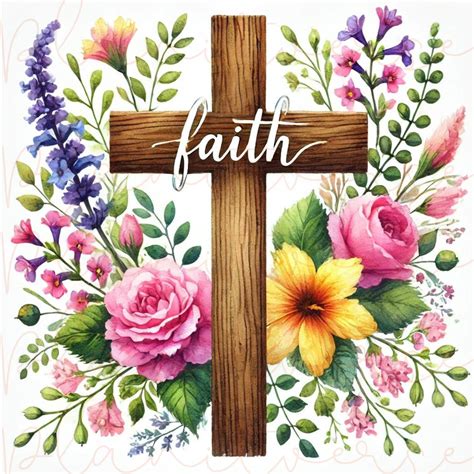 Faith Cross Png Christian Png Jesus Cross Png Sublimation Faith