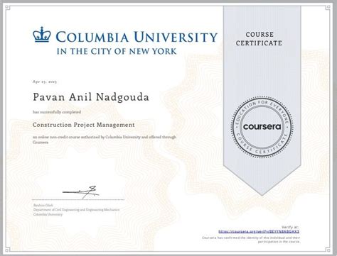 Pavan Nadgouda On Linkedin Coursera Projectmanagement