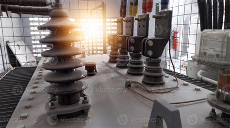 Terminals Conection Cable On High Voltage Transformer With Electrical Insulation And Electrical