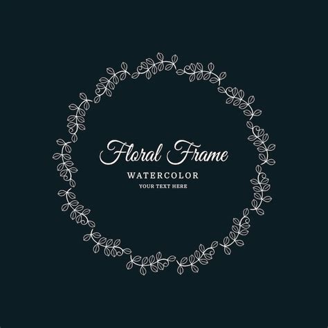 Premium Vector Leaf Frame Design