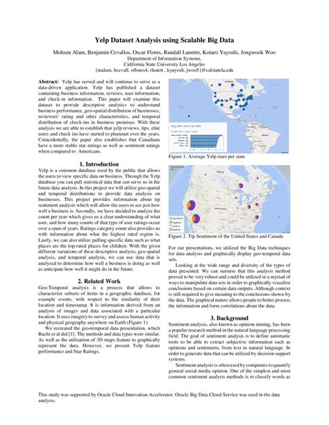 Yelp Dataset Analysis Using Scalable Big Data Deepai