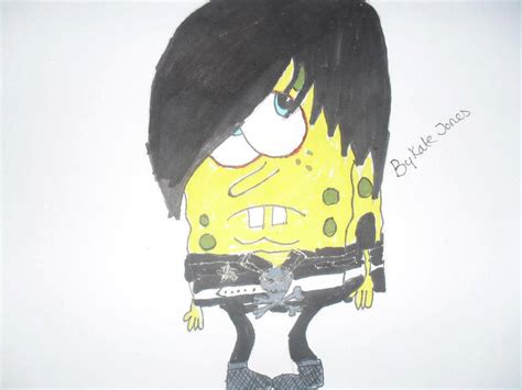 Emo Spongebob By Katie100waitie On Deviantart
