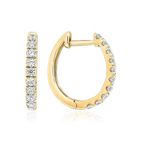 Gold Creolen Für Damen Mit Brillanten