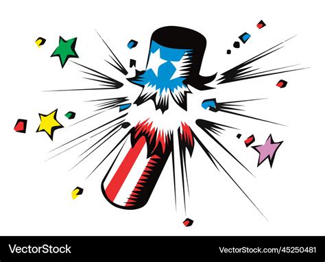 Firecracker Royalty Free Vector Image Vectorstock