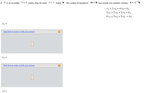 Solved If A Is An Invertible N X N Matrix Then For Each N Chegg
