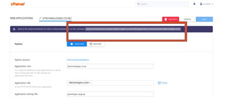 how to deploy django web application on shared hosting cpanel