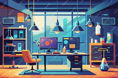 Premium Vector Lab Space For Coding And Programming Exercises Vector