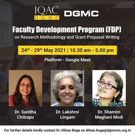 Faculty Development Programme Fdp On “research Methodology And Grant