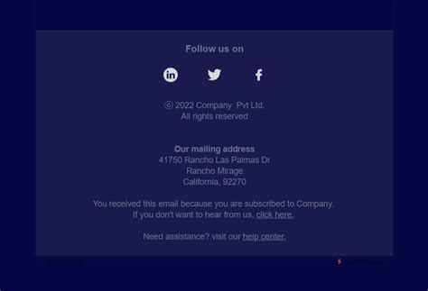 Top Email Footer Examples Key Elements Best Practices
