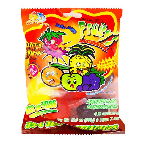 Tiktok Ju C Hot And Spicy Jelly Candy Fruitys Snacks Blooms Candy