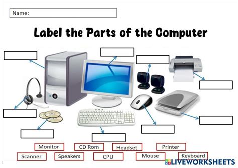 Label Basic Par Free Interactive Worksheets 7190410