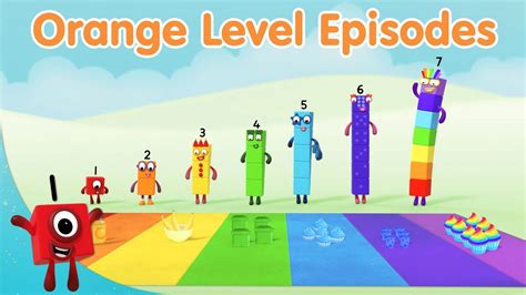 Numberblocks Orange Episodes 🟧 Level Two Learn To Count