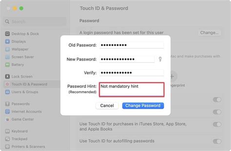 How To Change Mac Login Password In MacOS Ventura Appsntips