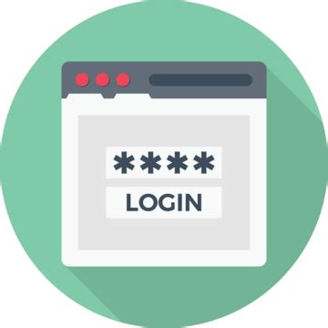 Vector Login Form Website Symbol Editable Vector Website Symbol