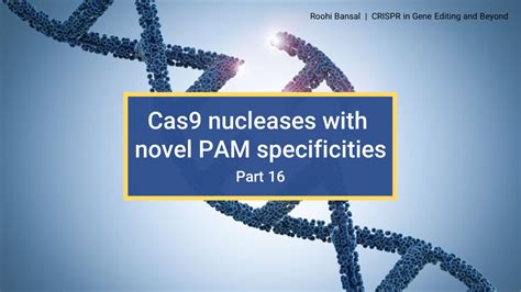 Cas9 Nucleases With Novel Pam Specificities Expanding Crisprs Dna Targeting Range Part 16