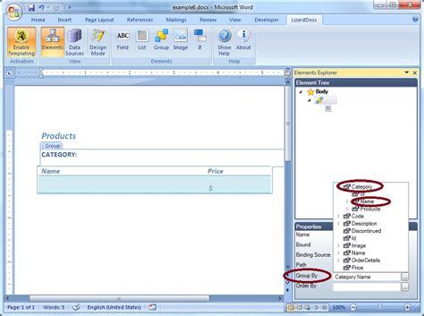 Example Sorting And Grouping