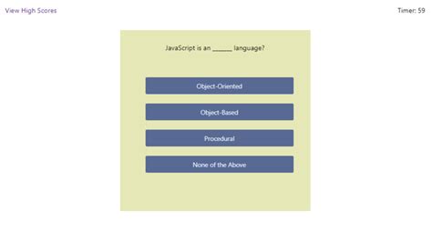 Github Anryl Fun Js Code Quiz Create A Timed Quiz On Javascript