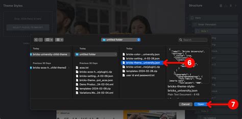 how to import and set up bricks theme style bricks awesome