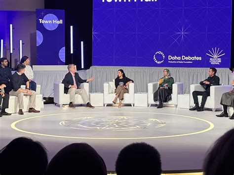 Doha Debates Platform Extends Global Outreach With First Uk Town Hall Event Doha News Qatar