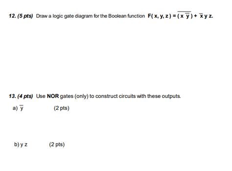 Draw A Logic Gate Diagram For The Boolen Function Diagram Board