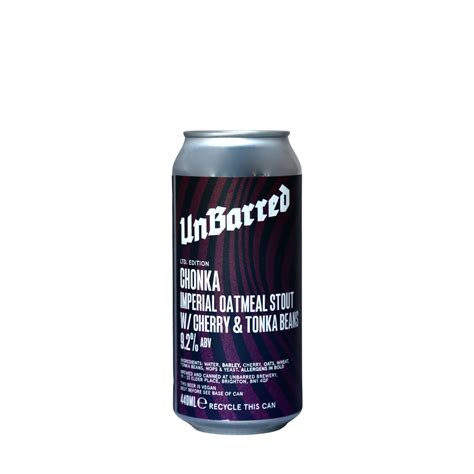 Unbarred Chonka Imperial Cherry And Tonka Stout Buy Online