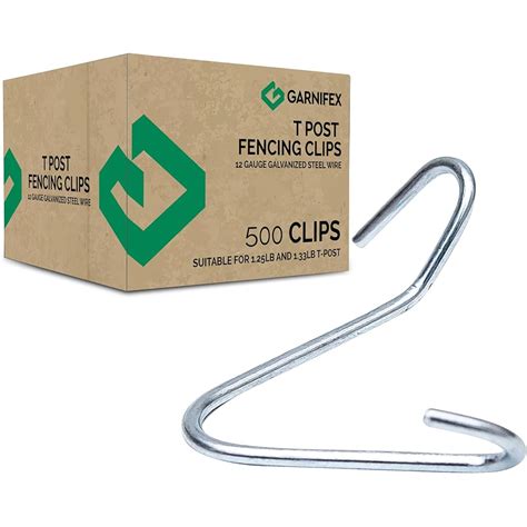 8 Mo Finance T Post Fence Clips 500 T Post Clips Wire Fence