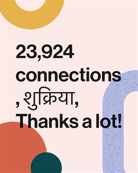 Manu Pahwa On Linkedin Connections Linkedin Thanksforyoursupport