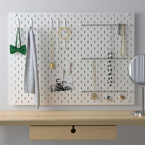 SKÅDIS Pegboard combination - white - IKEA