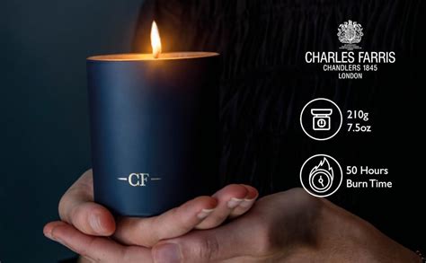 Charles Farris Luxury Scented Candle 1 Wick Hand Poured