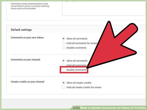 5 Ways To Disable Comments On Videos On Youtube Wikihow