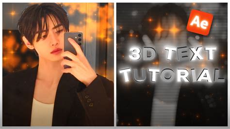 3d Text After Effects Tutorial Youtube