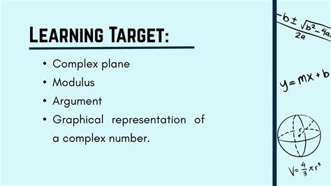 Presentation On Complex Number Argument Modulus Complex Number Pptx
